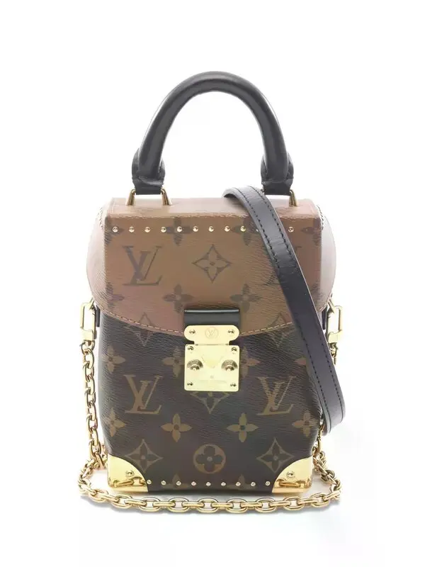 LOUIS VUITTON 2021 Camera Box Leather Handbag - Brown