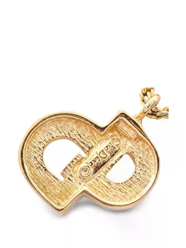 Dior 2000s Cd Logo Necklace