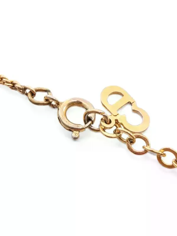 Dior 2000s Cd Logo Necklace