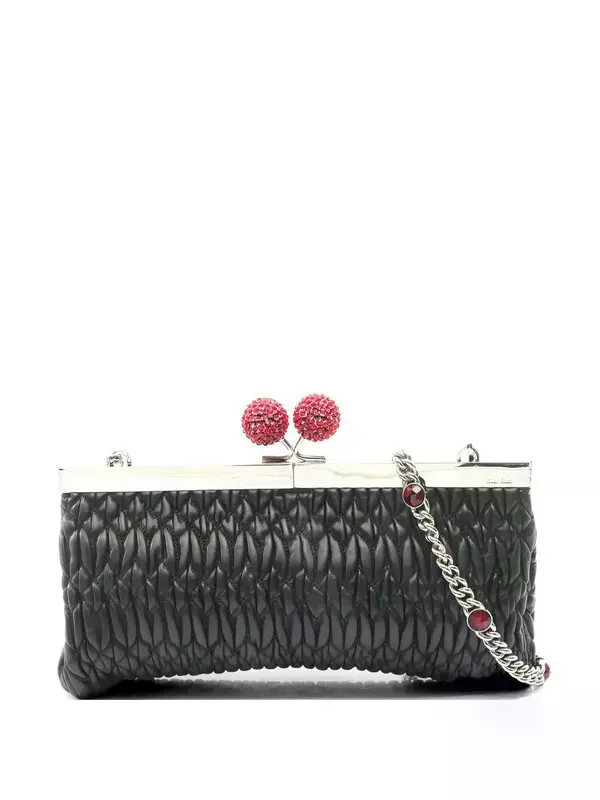 Miu Miu 2010s Matelassé Chain Clutch