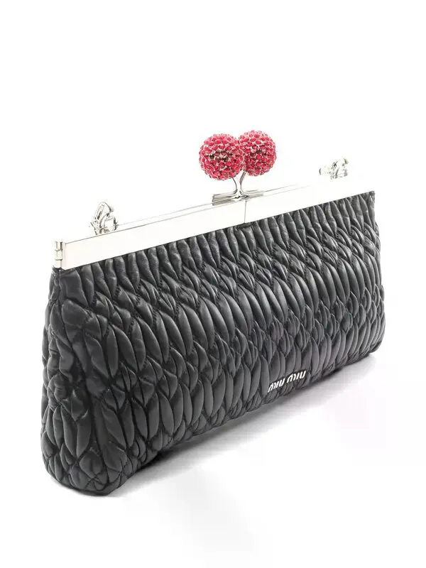 Miu Miu 2010s Matelassé Chain Clutch