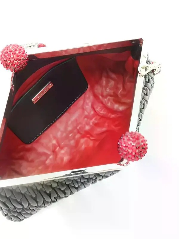 Miu Miu 2010s Matelassé Chain Clutch