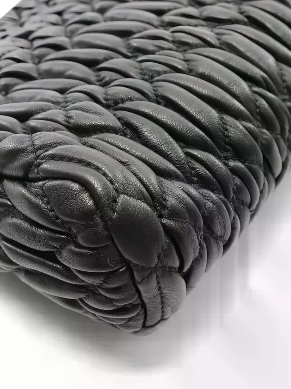 Miu Miu 2010s Matelassé Chain Clutch