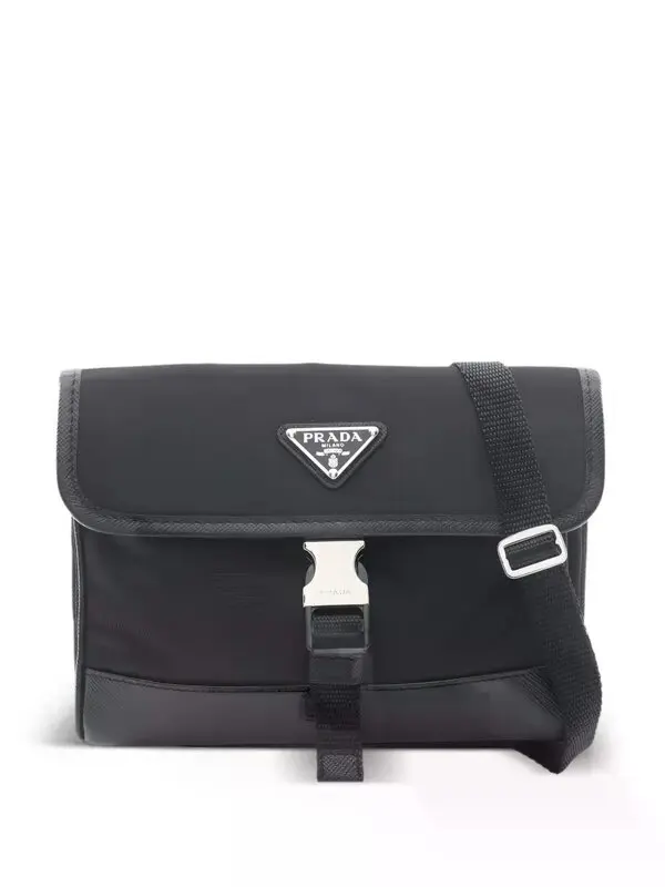 Prada 2010s Triangle-logo Smartphone Case - Black