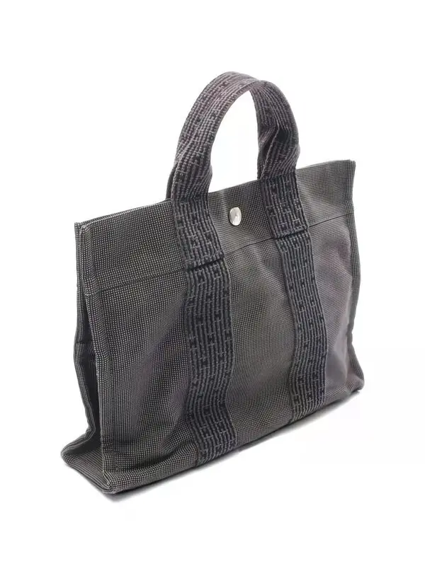 Hermès 2000s Pm Yale Line Canvas Tote Bag