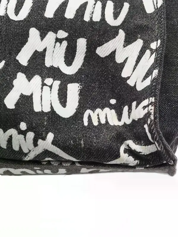 Miu Miu 2010s Logo-plaque Tote