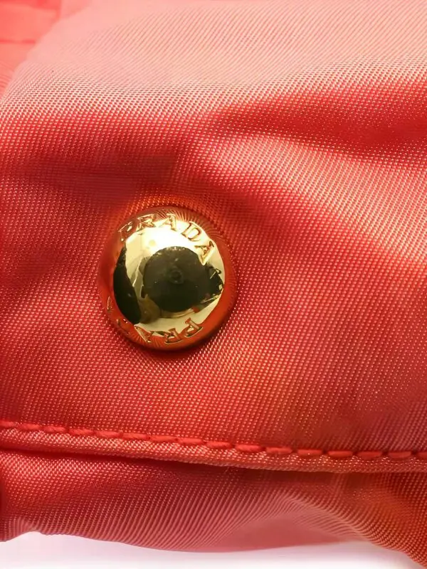 Prada 2000s Bow-detail Tote Bag - Orange