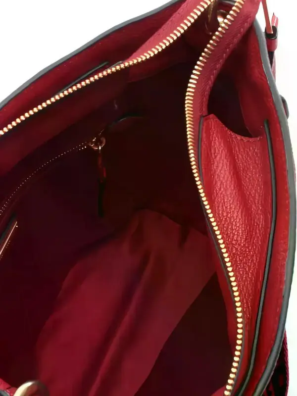 Miu Miu 2010s Madras Leather Shoulder Bag