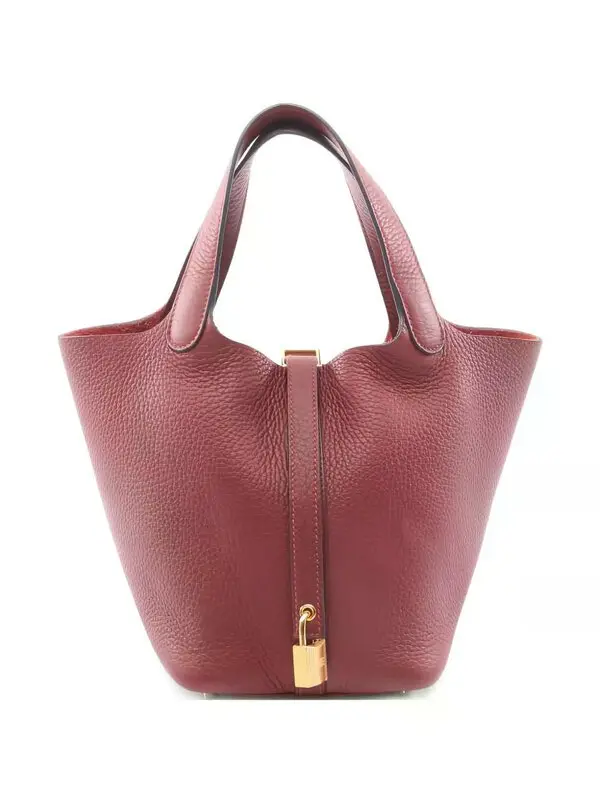 Hermès 2024 Picotin Lock Tote Bag - Red