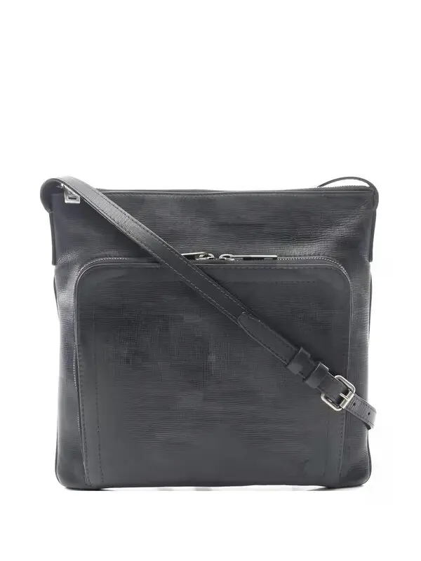 LOUIS VUITTON 2009 Utah Basalt Messenger Bag - Black