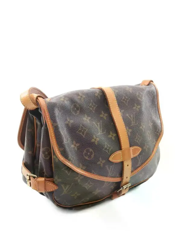 LOUIS VUITTON 1995 30 Saumur Monogram Shoulder Bag