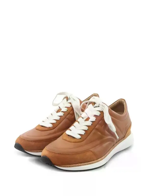 Hermès 2010s Vintage Leather Sneakers