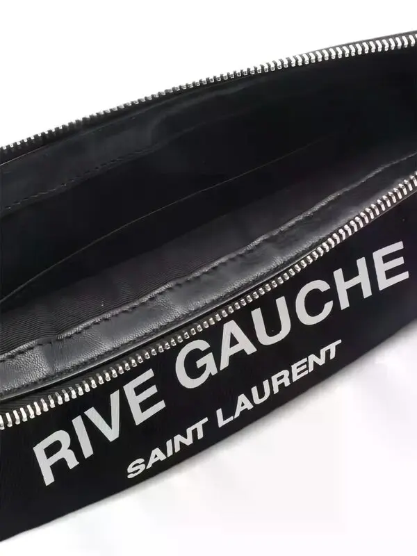 Saint Laurent 2010s Rive Gauche Clutch - Black