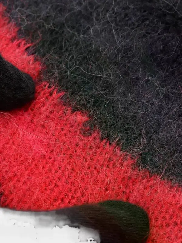 Off-White 2010s Crew Neck Knit Sweater