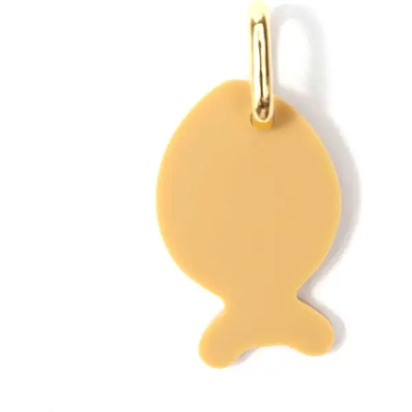 BY LILLA Fish Charm - Yellow