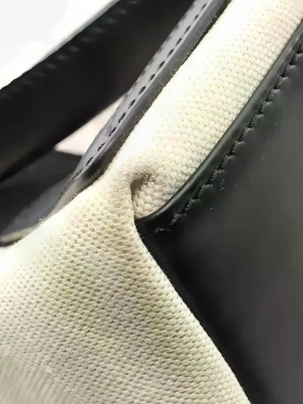 Balenciaga 2000s Navy Cabas Handbag - Neutrals