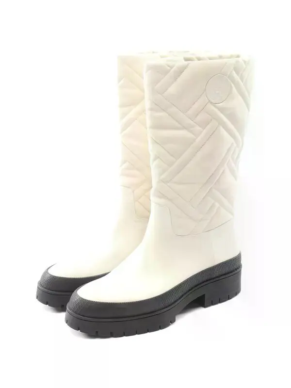 Hermès Quilted Leather Boots
