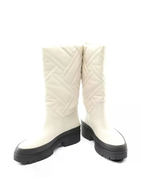 Hermès Quilted Leather Boots