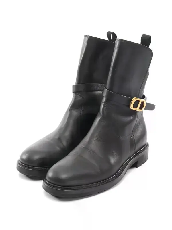 Dior 2000s Empreinte Strap Boots
