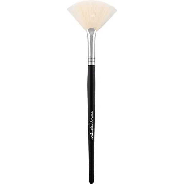 BODYOGRAPHY Synthetic Makeup Brush Fan Brush - Black