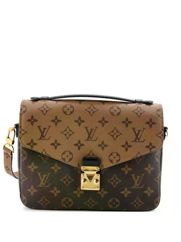 LOUIS VUITTON Pochette Metis Reverse Monogram Canvas - Brown