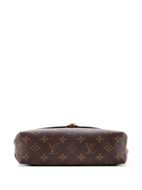 LOUIS VUITTON Saint Placide Handbag Monogram Canvas And Leather Shoulder Bag - Brown