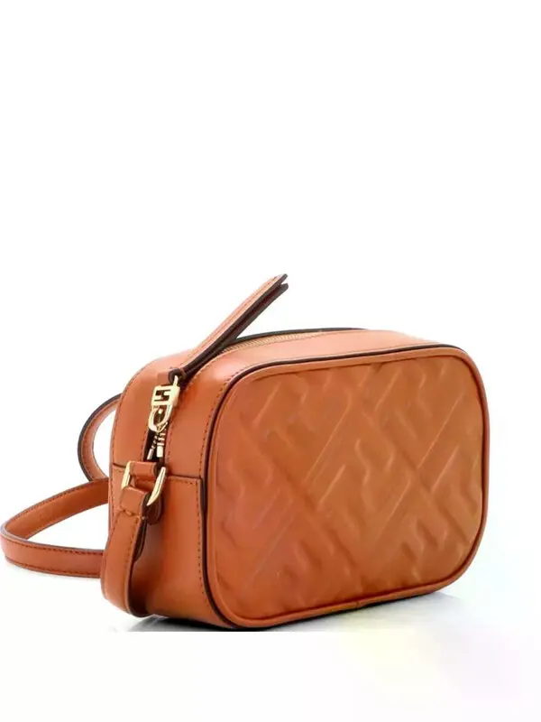 Fendi Camera Case Mini Crossbody Bag Zucca Embossed Leather