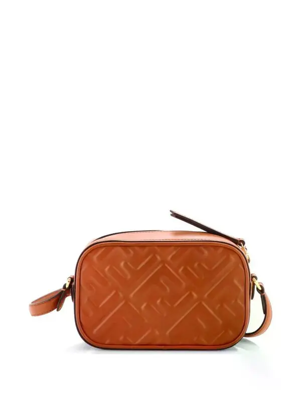 Fendi Camera Case Mini Crossbody Bag Zucca Embossed Leather
