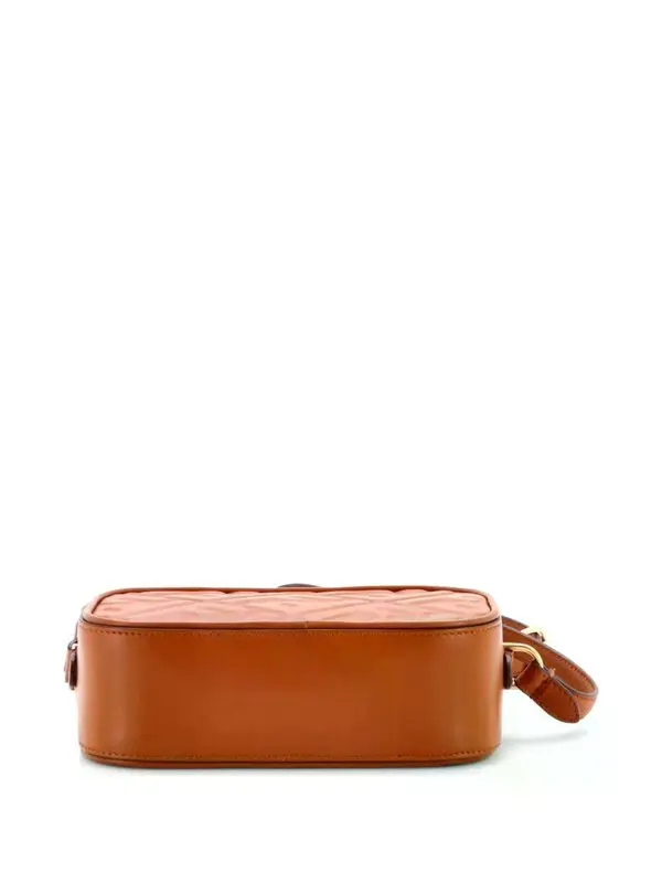 Fendi Camera Case Mini Crossbody Bag Zucca Embossed Leather