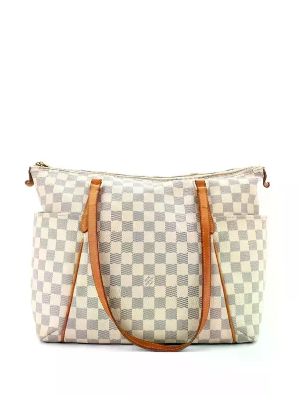 LOUIS VUITTON Totally Handbag Damier Mm Tote Bag - White
