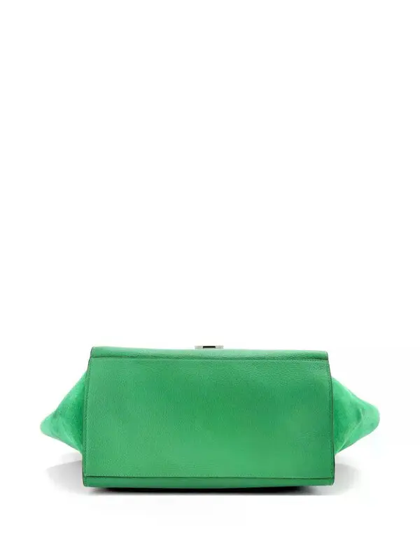 Celine Trapeze Small Satchel - Green