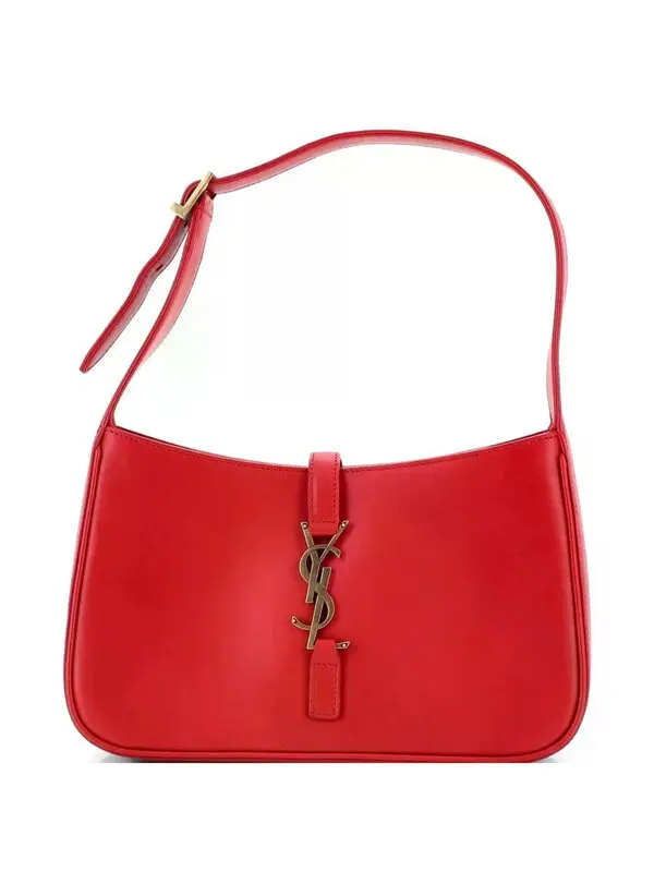 Saint Laurent Le 5 A 7 Small Hobo Bag - Red
