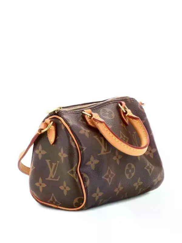 LOUIS VUITTON Speedy Bandouliere Nano - Brown