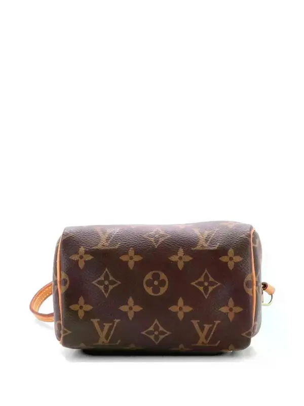 LOUIS VUITTON Speedy Bandouliere Nano - Brown