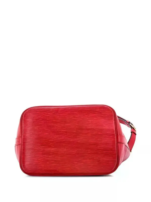LOUIS VUITTON Noe Handbag Epi Leather Large Bucket Bag - Red