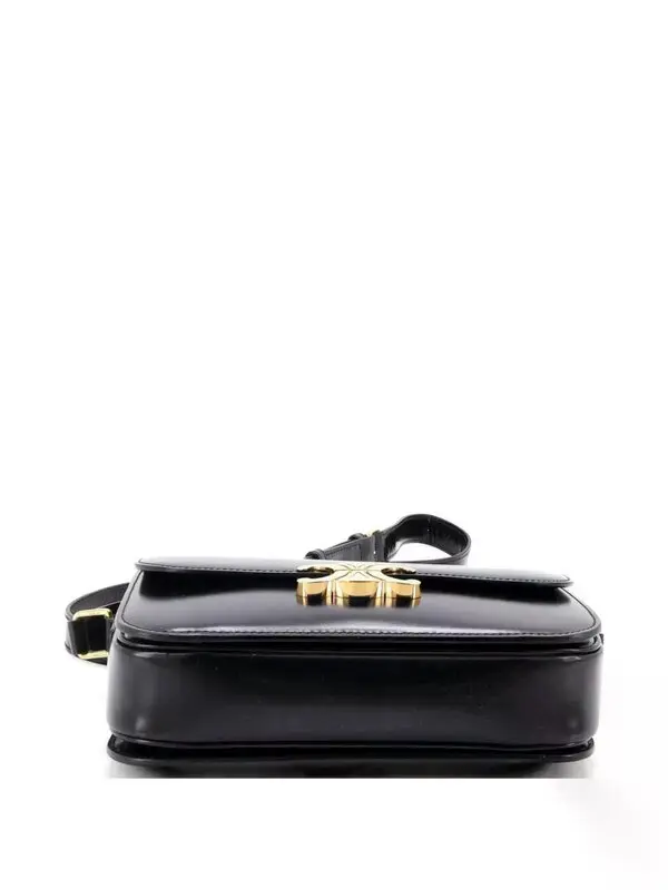 Celine Triomphe Shoulder Bag - Black