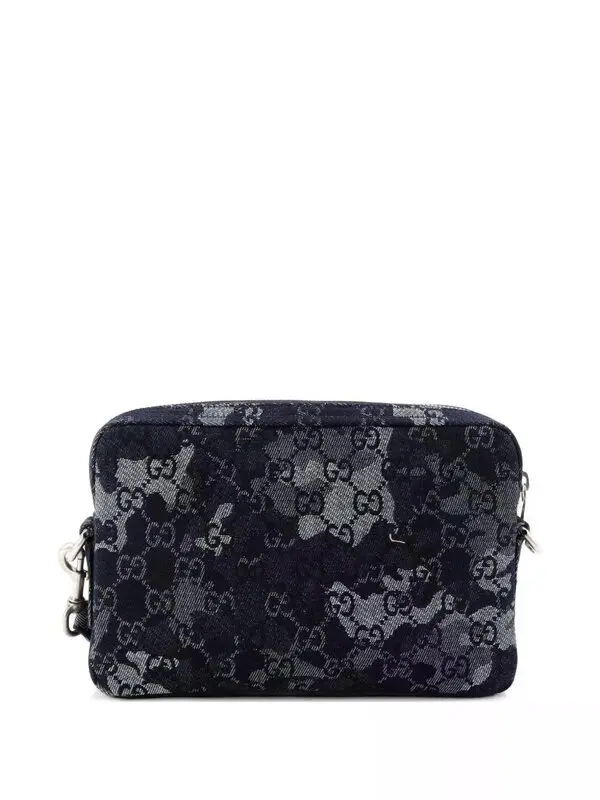 Gucci Convertible Gg Denim Crossbody Bag