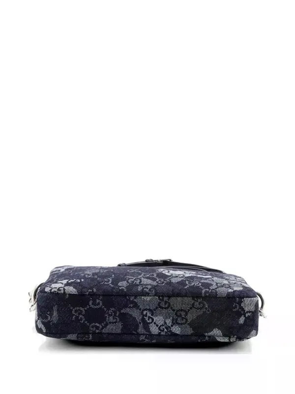 Gucci Convertible Gg Denim Crossbody Bag