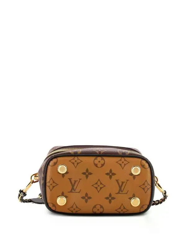 LOUIS VUITTON Vanity Handbag Reverse Monogram Canvas Pm Satchel