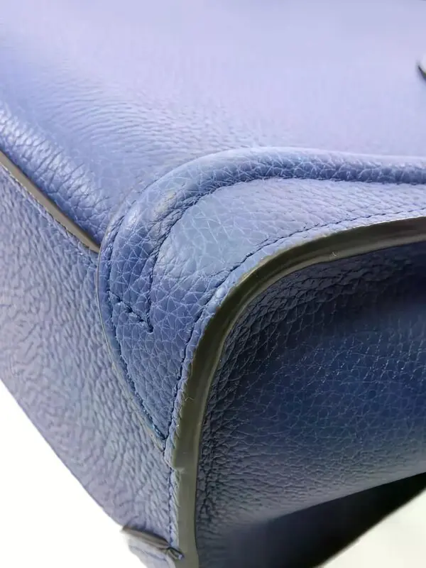 Celine 2010s Nano Luggage Tote Bag - Blue