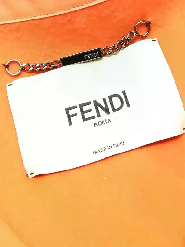 Fendi 2000s Collarless Coat