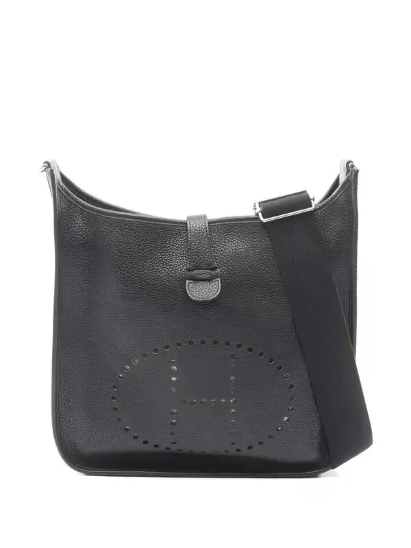 Hermès 2013 Evelyn Iii Troyes Gm Crossbody Bag - Black