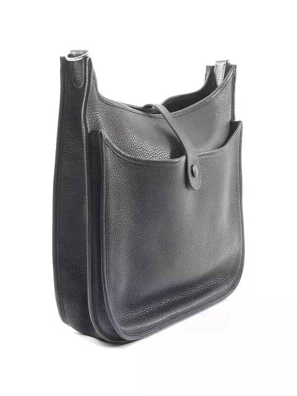 Hermès 2013 Evelyn Iii Troyes Gm Crossbody Bag - Black