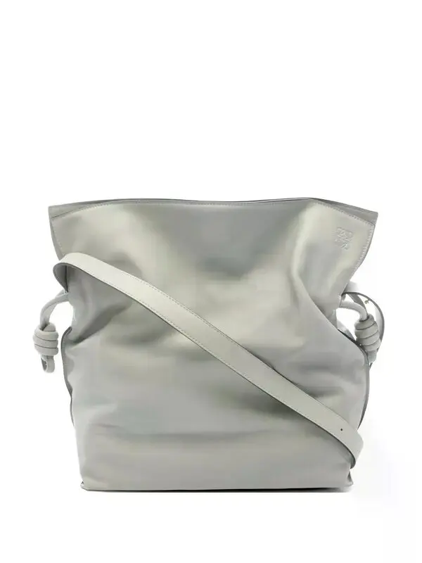 Loewe 2010s Large Flamenco Leather Shoulder Bag