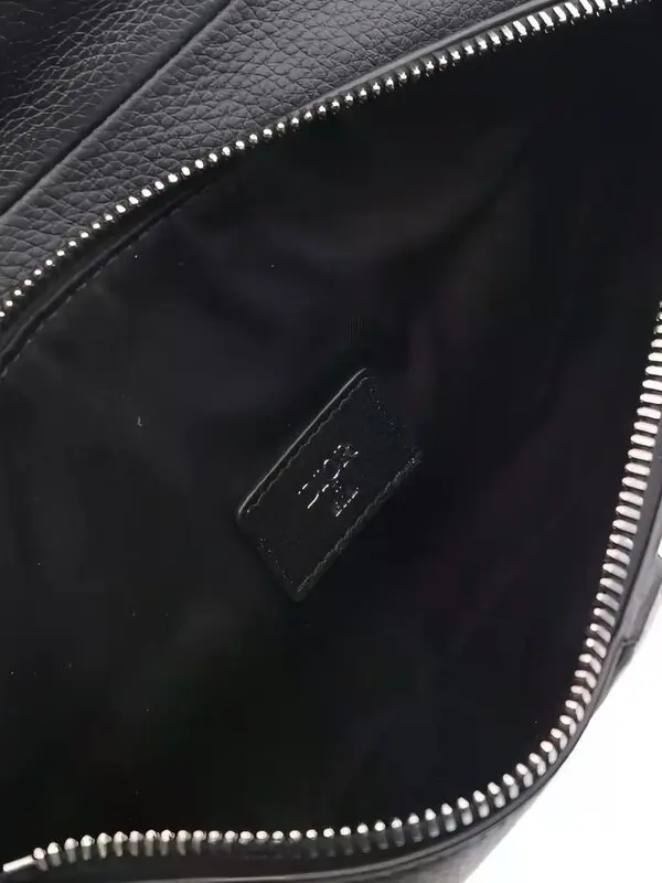 Dior 2010s X Erl Leather Saddle Bag
