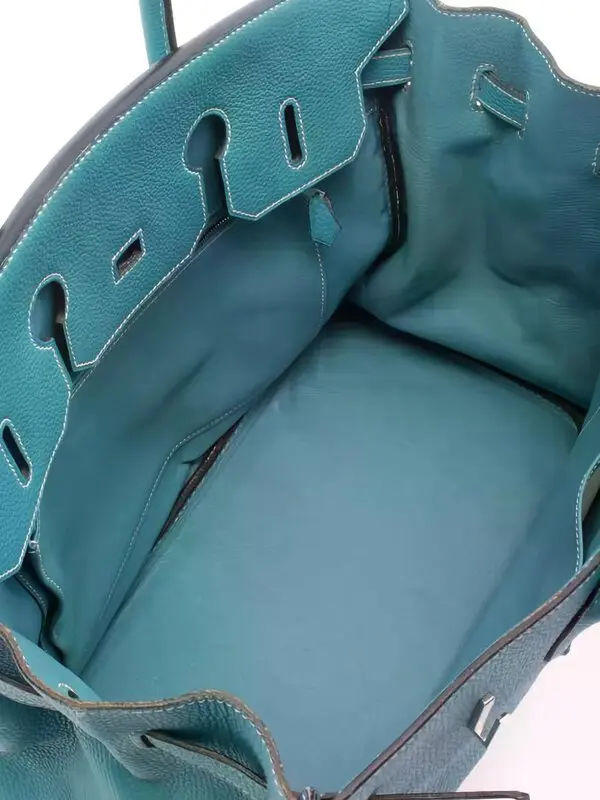 Hermès 2004 35 Birkin Tote Bag - Blue