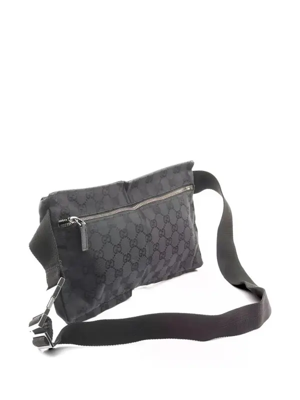 Gucci Gg Canvas Body Bag - Black