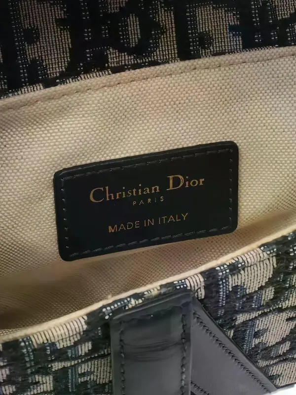 Dior 2010 Saddle Oblique-jacquard Tote Bag - Neutrals
