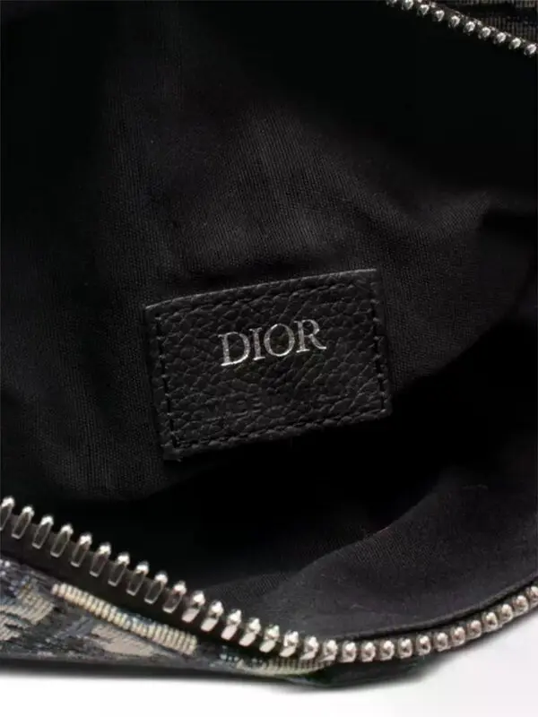 Dior 2010s Saddle Oblique-jacquard Messenger Bag