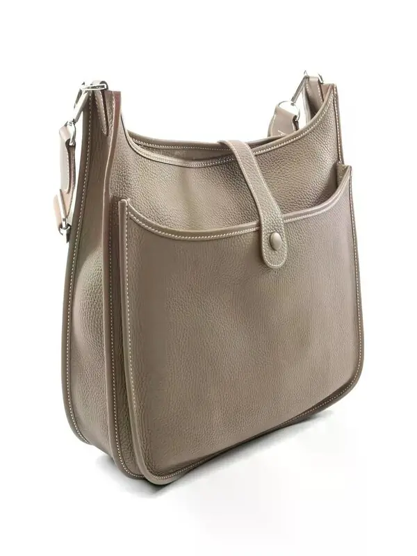 Hermès 2021 Eveline 3 Perforated-logo Leather Shoulder Bag